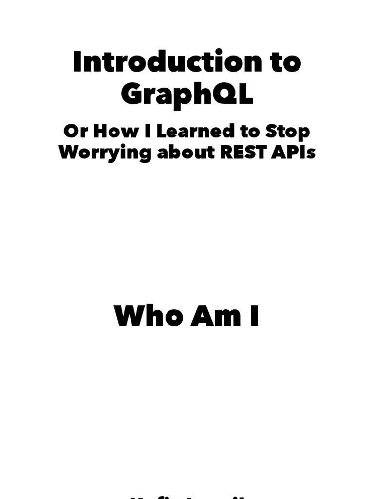 The Power of GraphQL | PDF | Representational State Transfer | Application Programming Interface