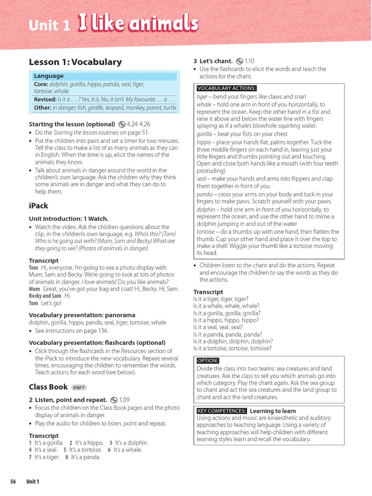 All About Us 3 Teachers Guide | PDF | Question | Hand