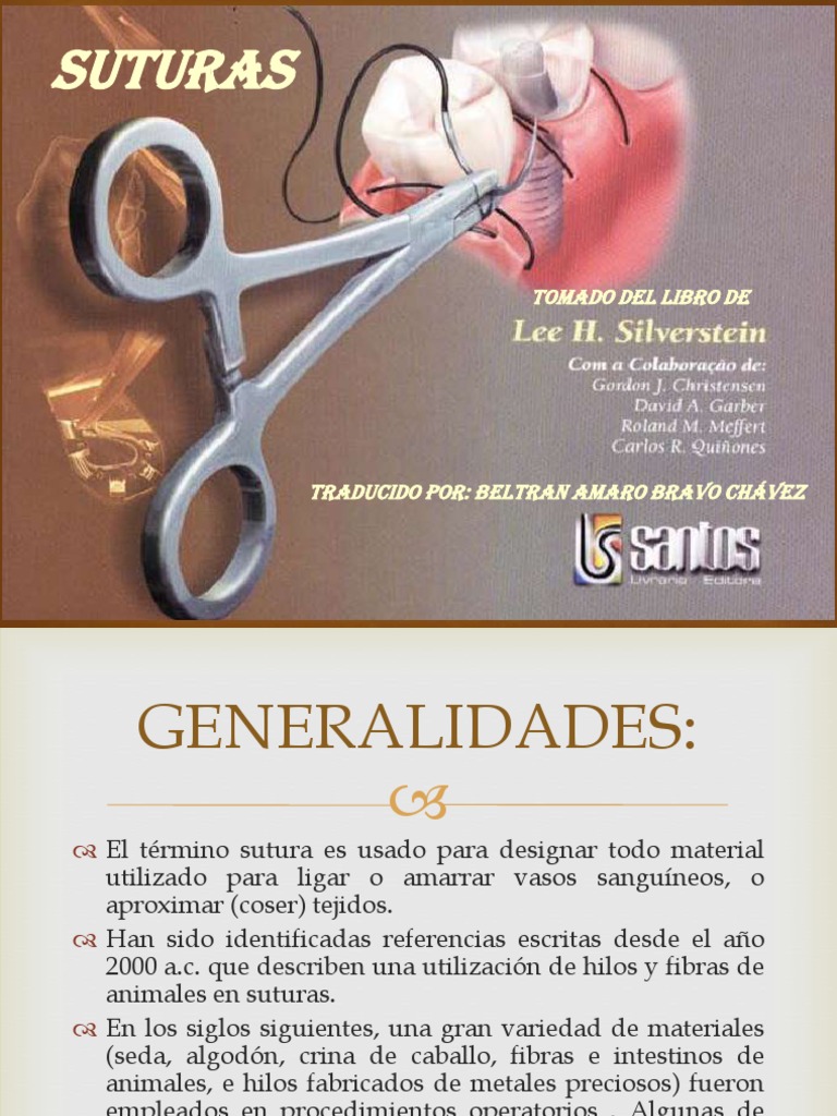 Suturas | PDF | Sutura Quirúrgica | Seda