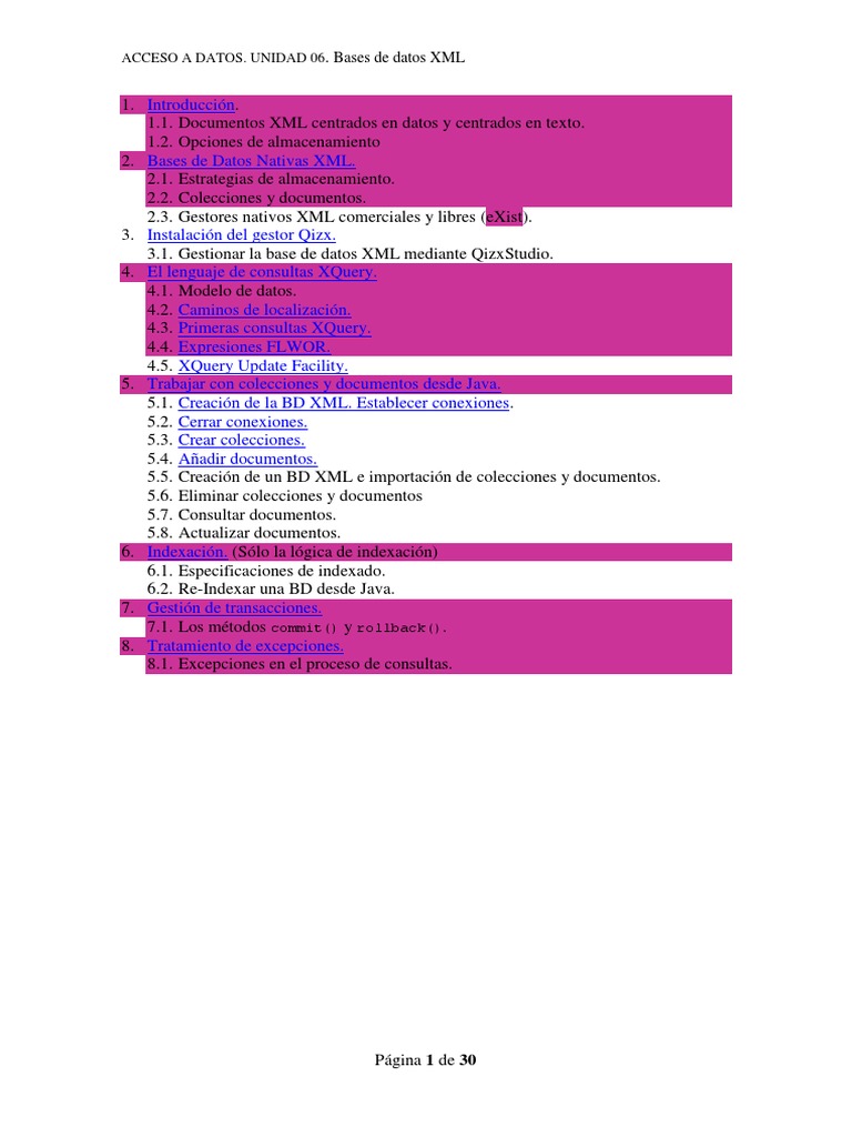Bases de Datos XML | PDF | X camino | Xml