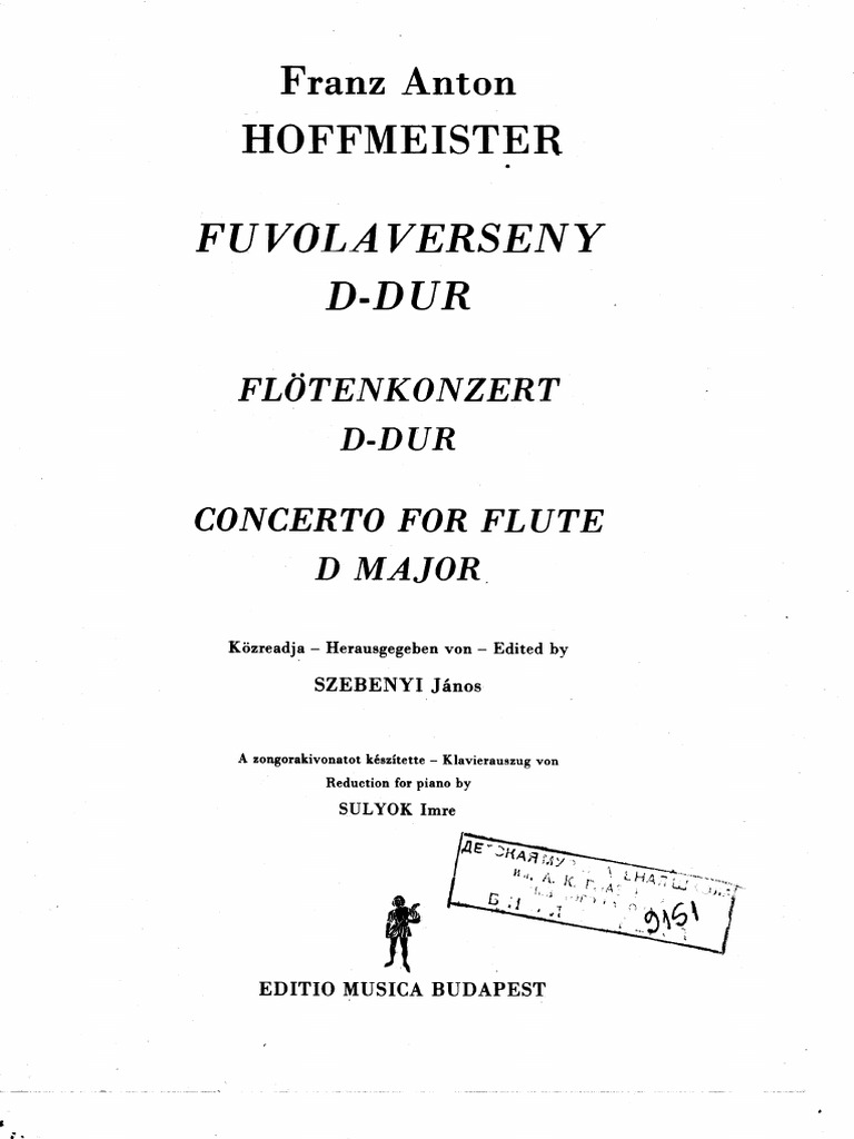Hoffmeister | PDF