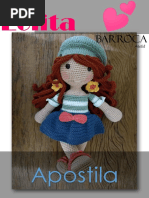 Tutorial de Crochê: Boneca Fada Barroca | PDF | Crochê | Visão