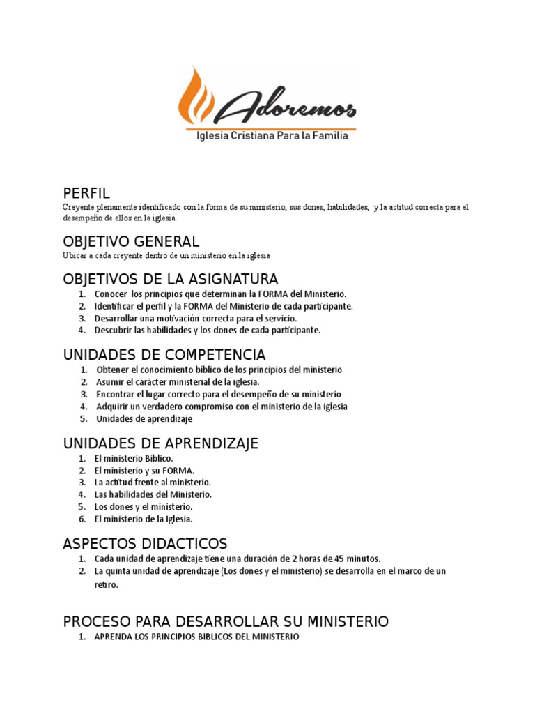 Modulo - Descubriendo Mi Ministerio Final - Maestro | PDF | Cristo ...