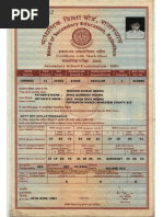 OPJS University Original Degree Form | PDF | Qualifications