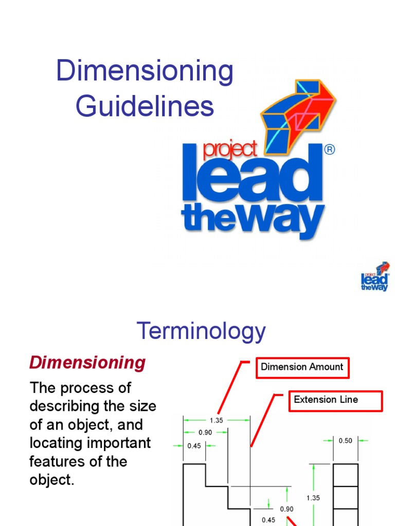 Dimensioning Guidelines | PDF | Dimension | Shape