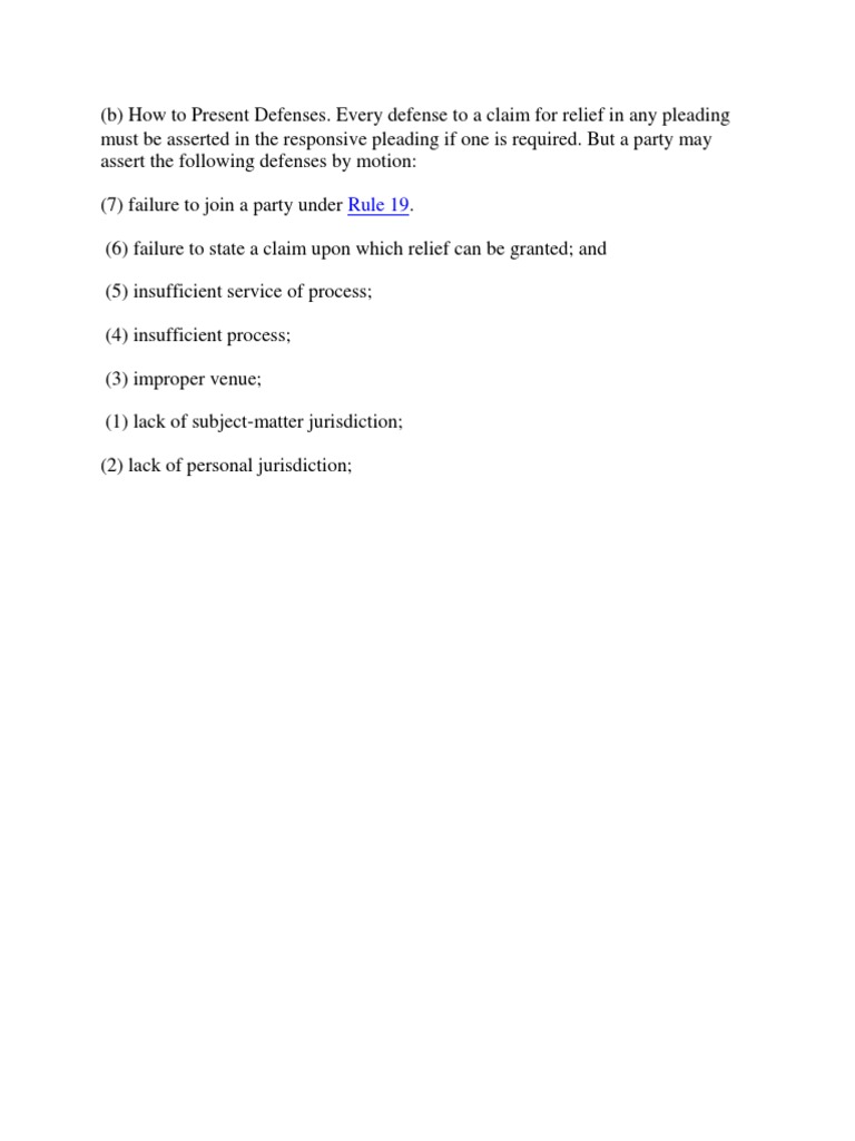 Rule 19 | PDF | Politics