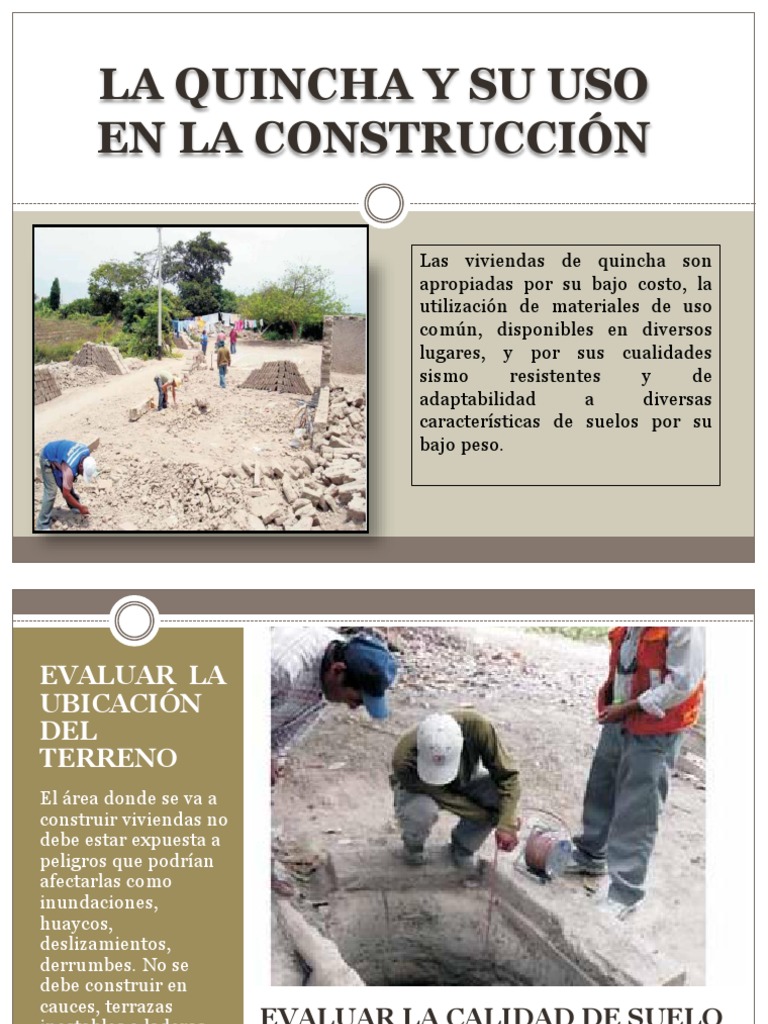 La Quincha y Su Uso en La Construcción | PDF | Hormigón | Fundación ...