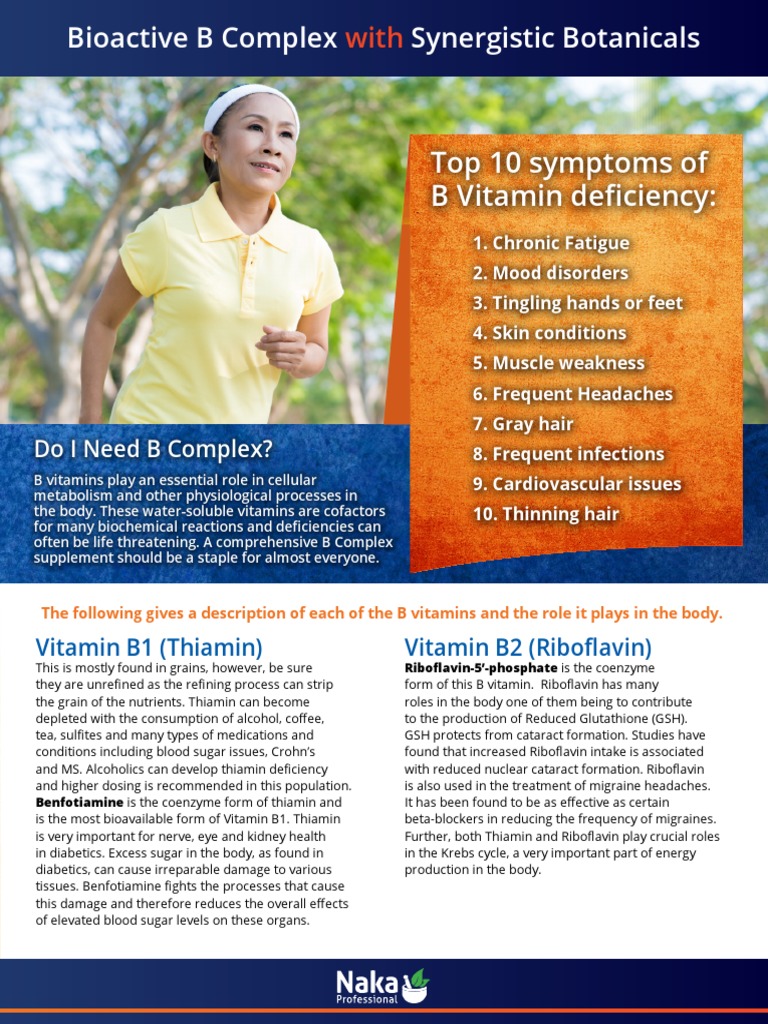 Bioactive B Complex | PDF | Nicotinamide Adenine Dinucleotide | Vitamin