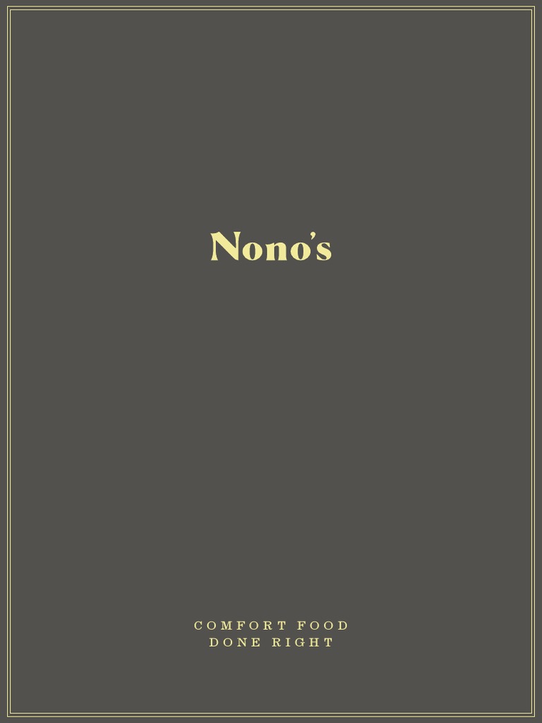 FA-Nonos JUNE2019-Main-Menu-V9 PDF | PDF | French Fries | Salad
