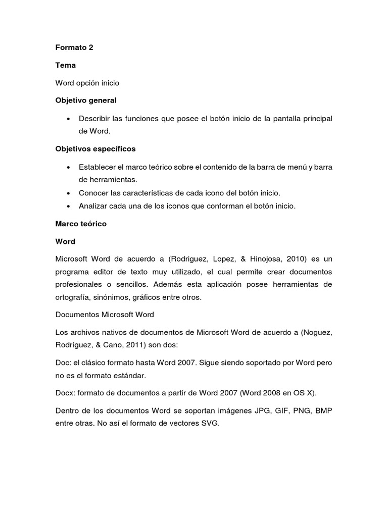 Informe Word | PDF | Microsoft Word | Informática