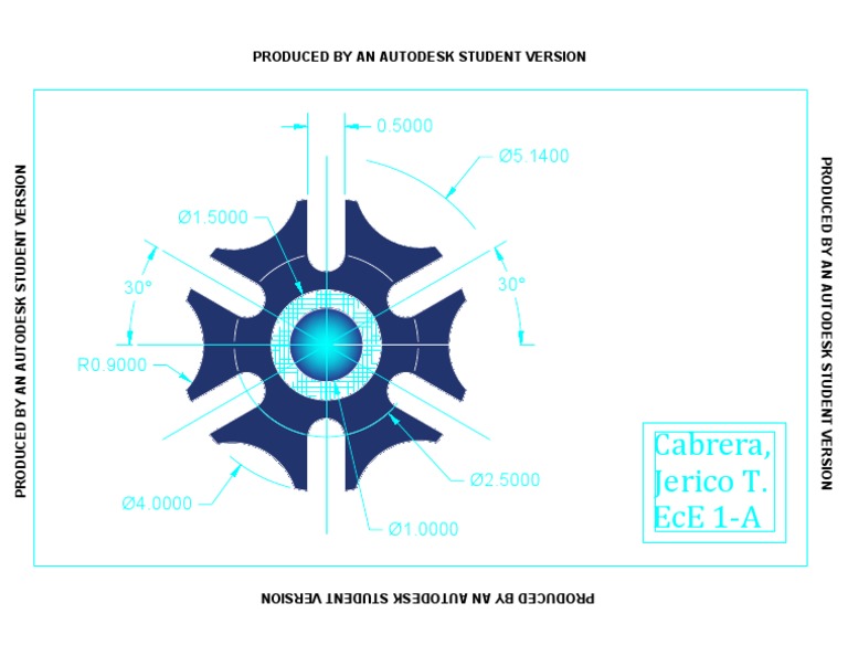 AutoCAD (Dimension) Example | PDF