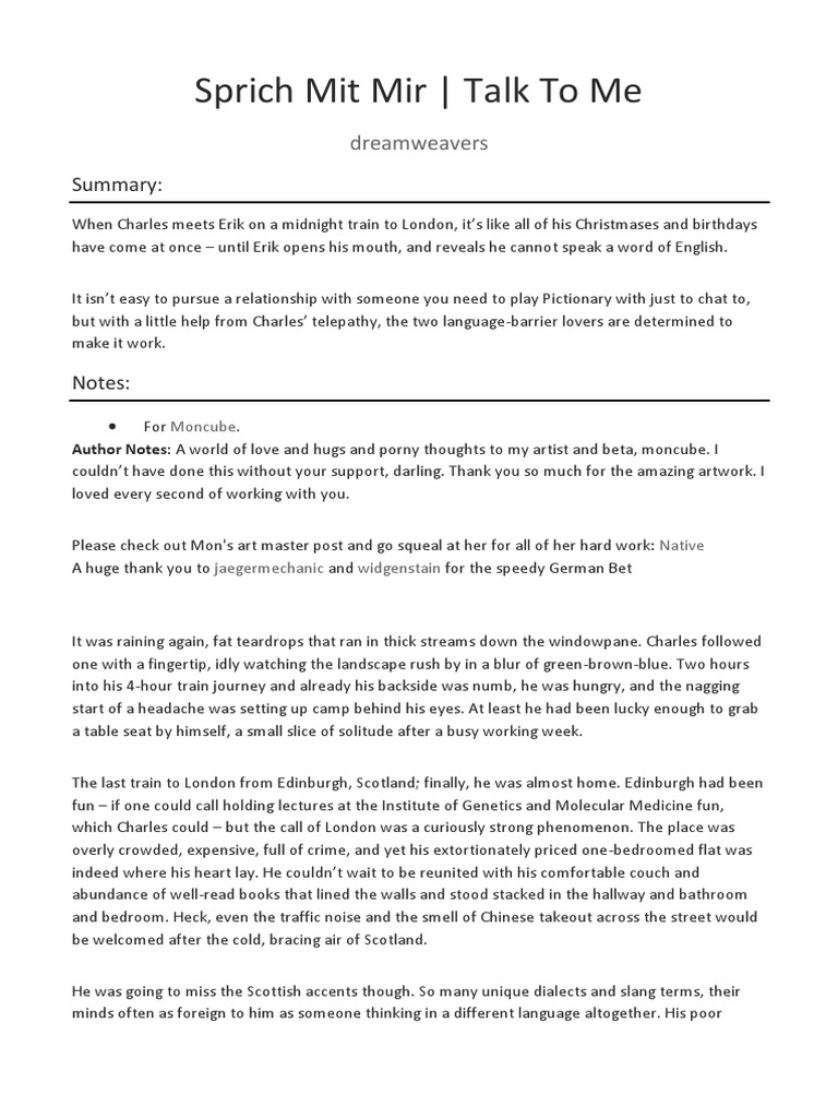 Sprich Mit Mir | PDF | Nature