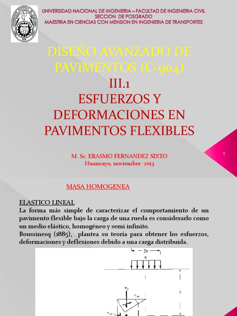 III 1 Esfuerzos y Deformaciones en Pavimentos Flexibles | PDF ...