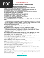 Financial Management Past Papers | PDF