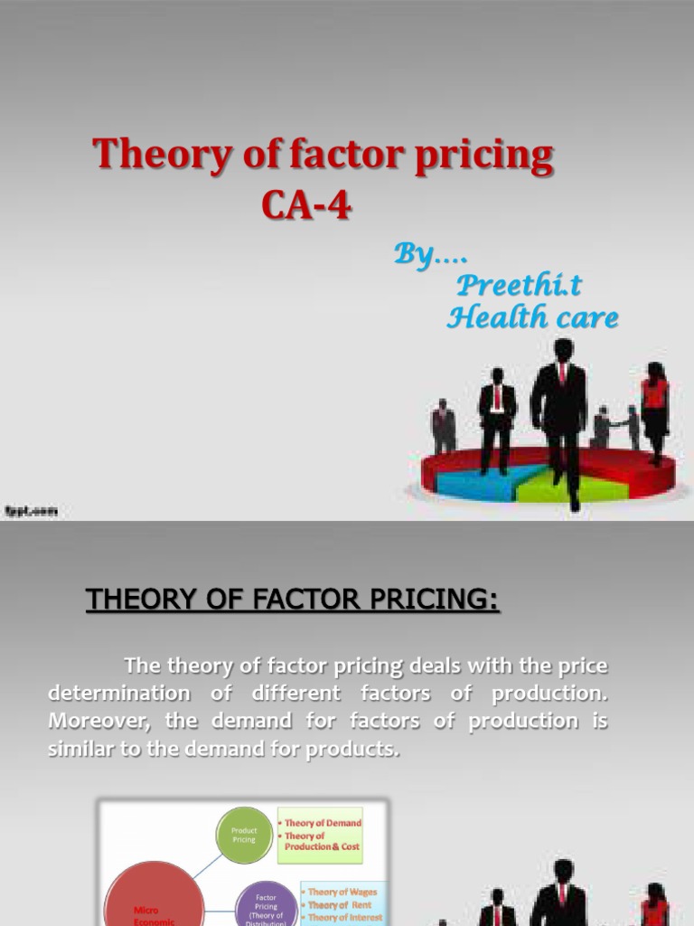 Theories of Factor Pricing | PDF