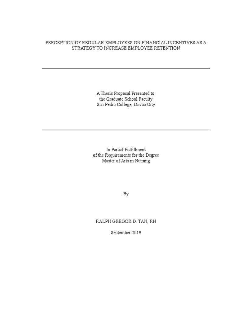 Proposal 1 | PDF | Motivation | Motivational