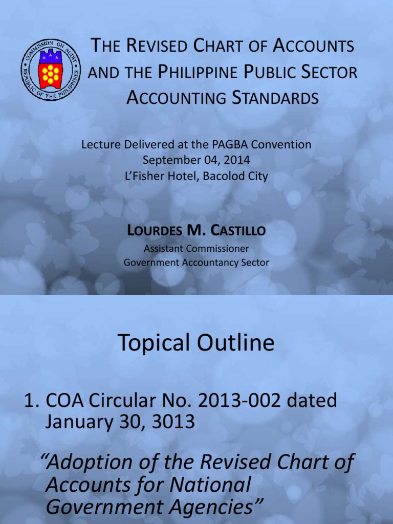 Revised Chart of Accounts PDF | PDF | Cash Flow Statement | Debits And Credits