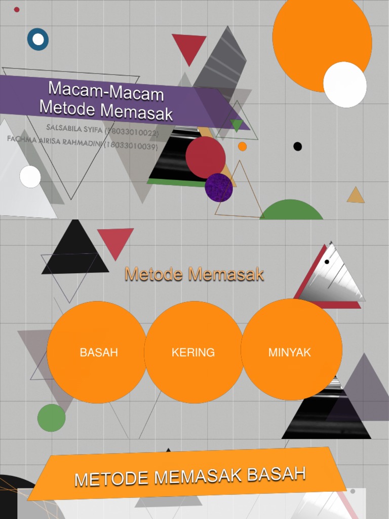 Macam-Macam Metode Memasak | PDF