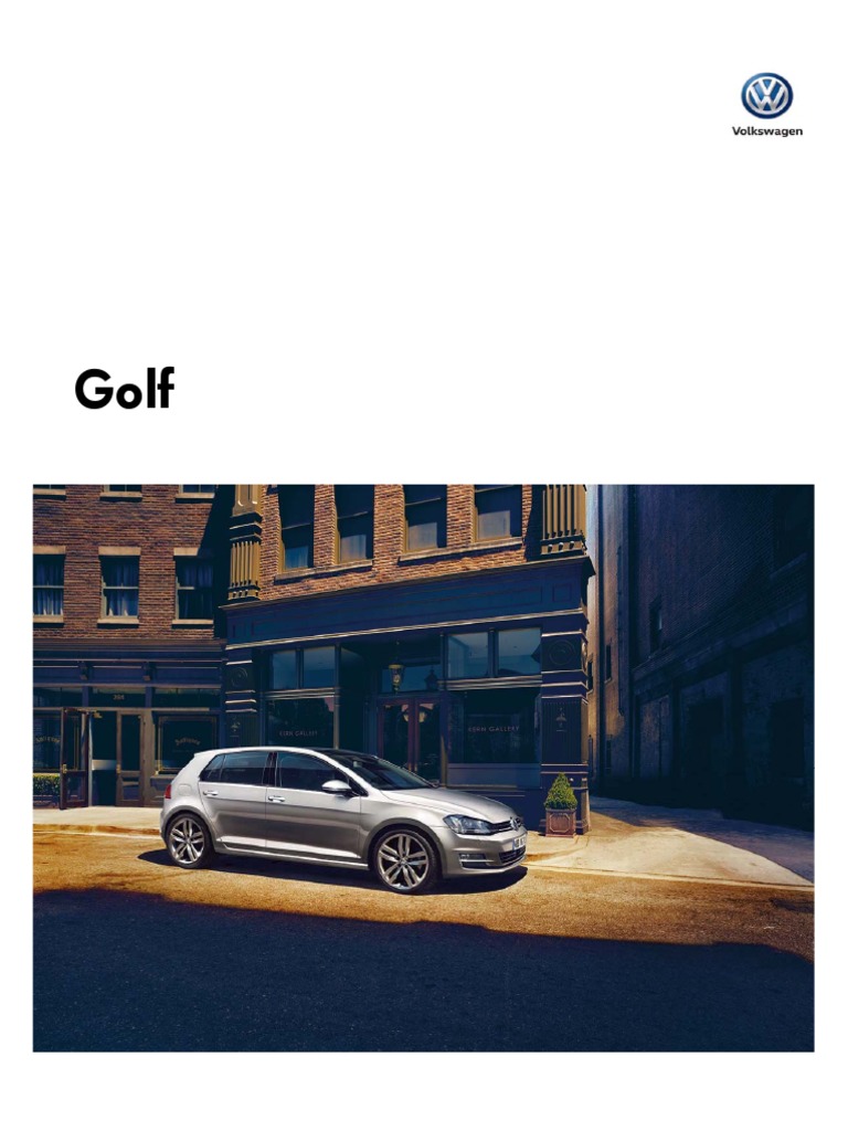 Ficha T Cnica Golf My2016 PDF | PDF | Sistema de freno antibloqueo | Grupo Volkswagen