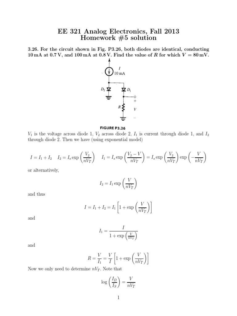 Diode N BJP CKT Quiestion N Solution | PDF | Operational Amplifier | Rectifier