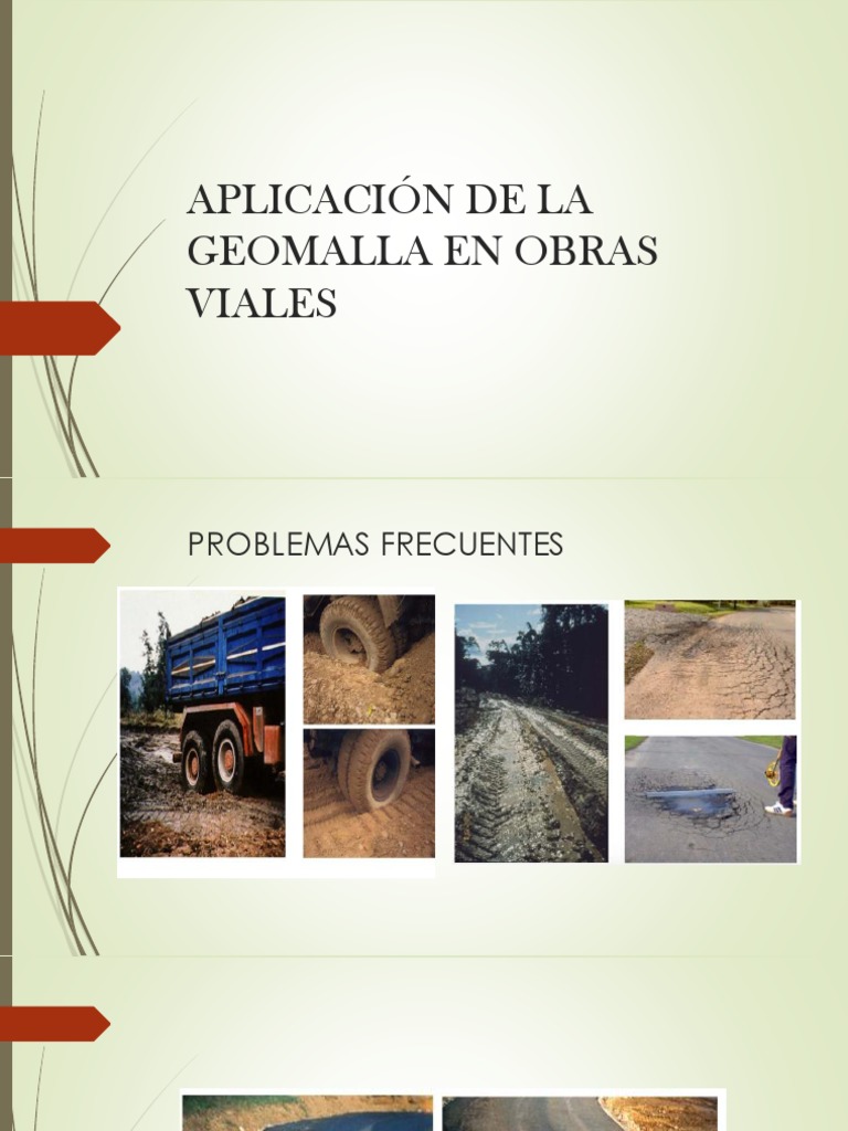 Aplicación de La Geomalla en Obras Viales | PDF | Diseño | Vida