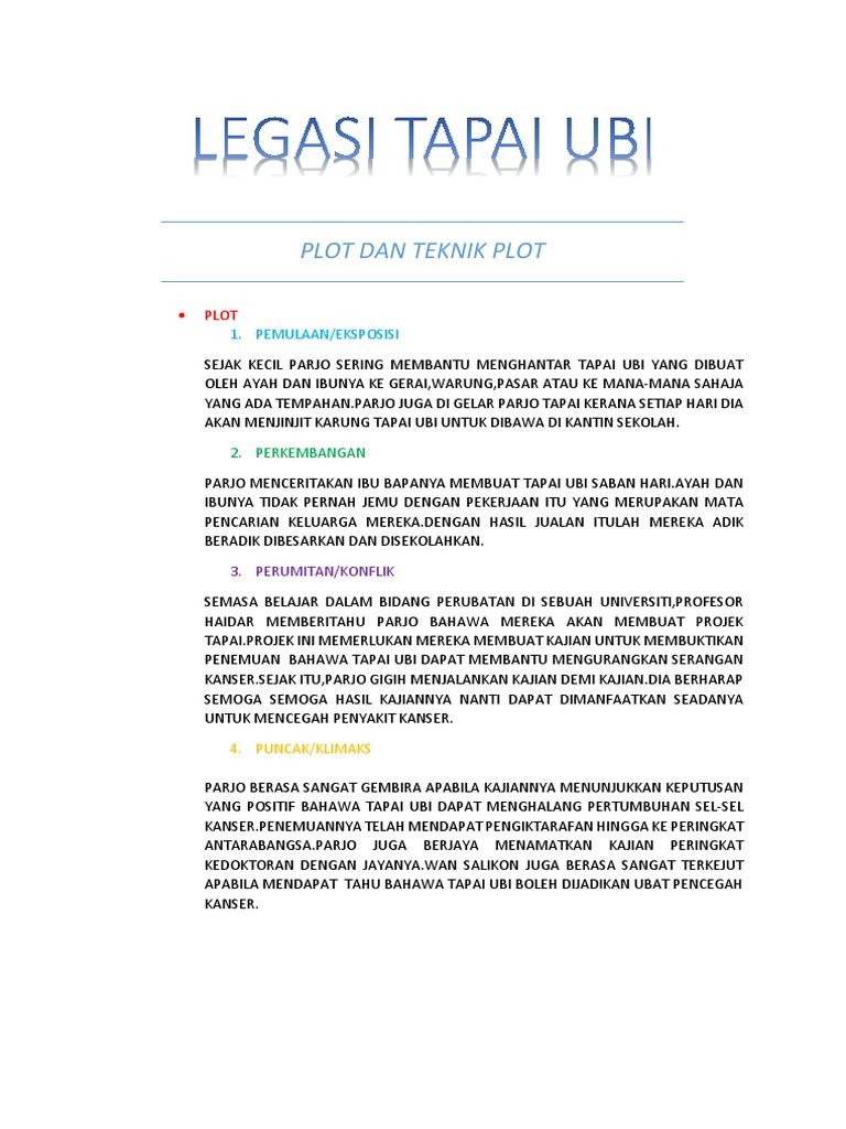 Legasi Tapai Ubi | PDF | Kesehatan Holistik