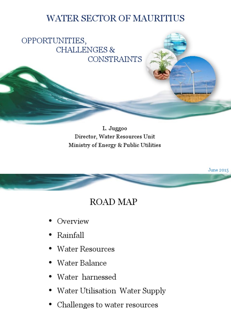 Overview Water Sector Mauritius | PDF | Water Resources | Drinking Water