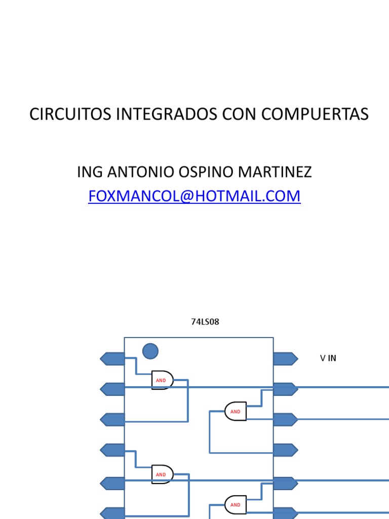 Circuitos Integrados Con Compuertas | PDF