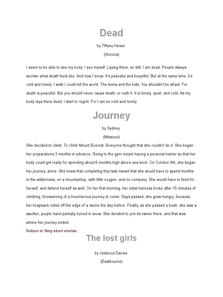 The Lost Girls: Return To Very Short Stories | PDF | Art