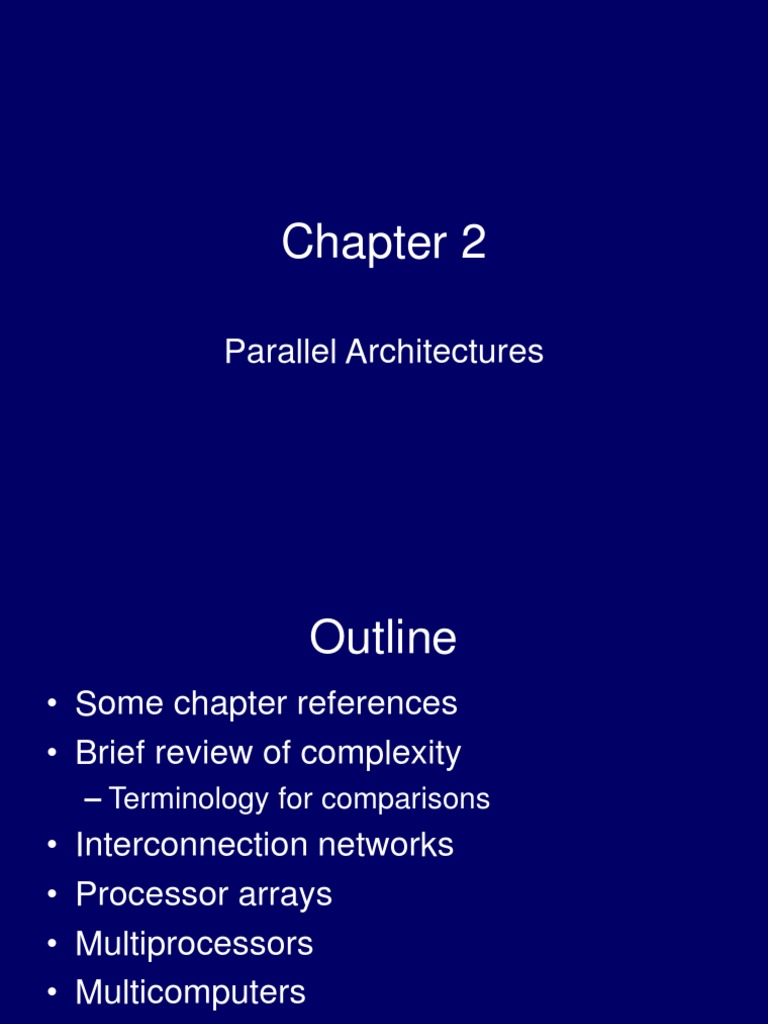 Parallel Architectures | PDF | Cpu Cache | Central Processing Unit