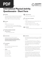 2003 Craig Et Al - International Physical Activity Questionnaire - 12 Country Reliability and ...