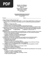 Grade 6 2nd Periodical Test With TOS & Answer Keys ESP | PDF