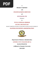 Project Report On e Banking | PDF | Online Banking | Banks & Banking