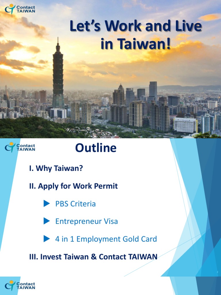 Taiwan Entrepreneur Visa Overview | PDF | Travel Visa | Taiwan