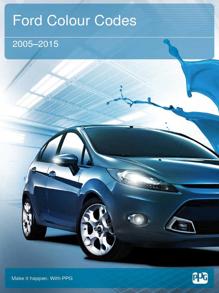 Ford Colour Codes | Download Free PDF | Pearl | Ford Vehicles