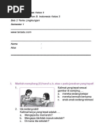 Latihan Soal Ipas Kelas 3 Bab 3 | PDF
