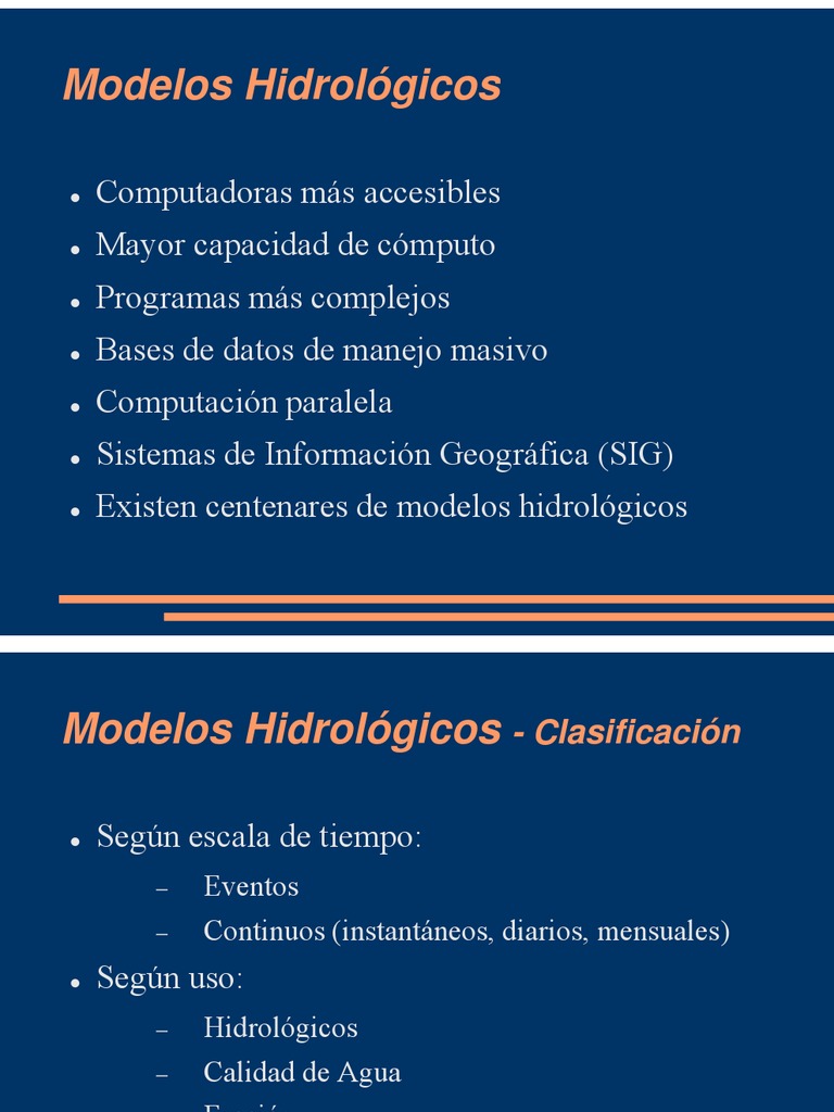 Modelos hidrologicos | Sistema de información geográfica | Modelo ...