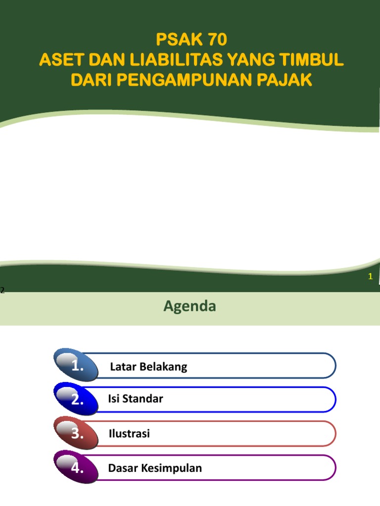 PSAK 70: Akuntansi Pengampunan Pajak | PDF