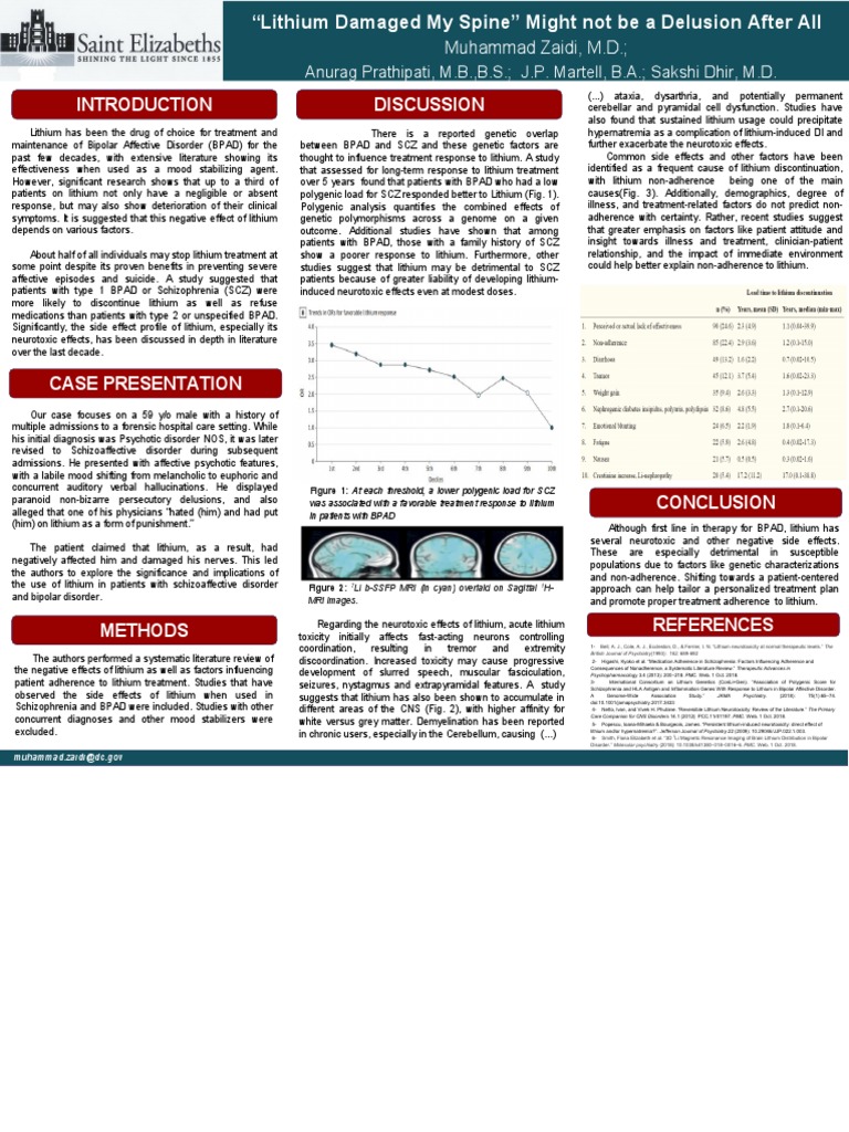 Lithium's Neurotoxicity in Schizophrenia | PDF | Bipolar Disorder ...