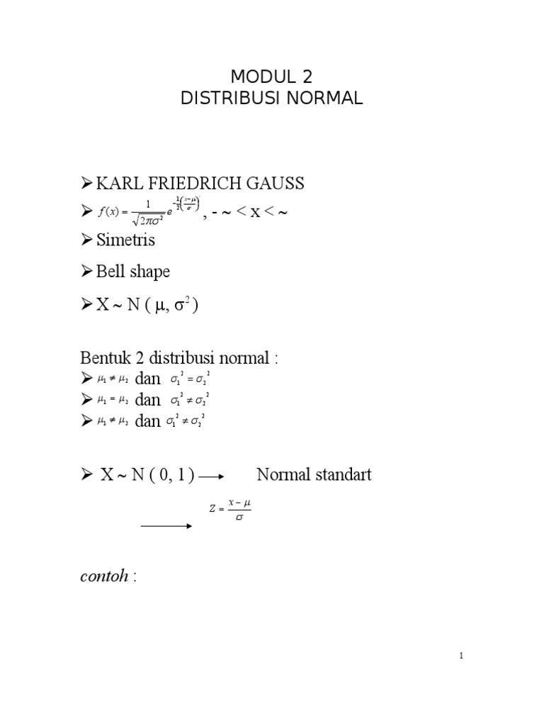 Distribusi Normal | PDF