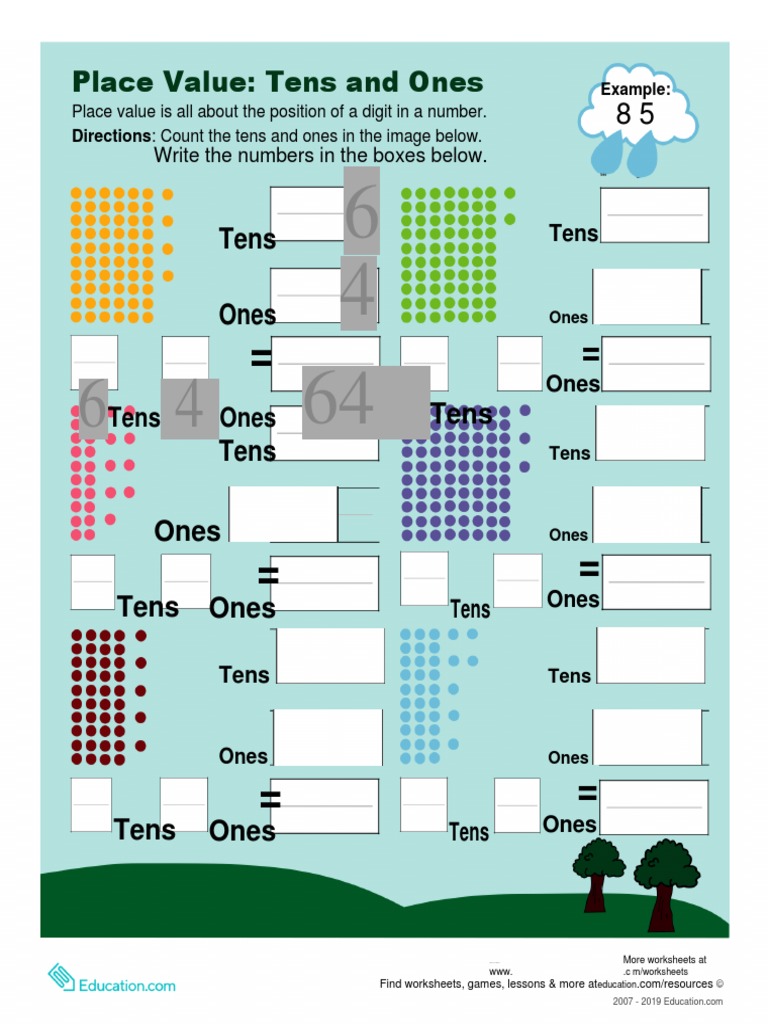 Place Value Tens Ones | PDF | Naming Conventions | Mathematical Notation