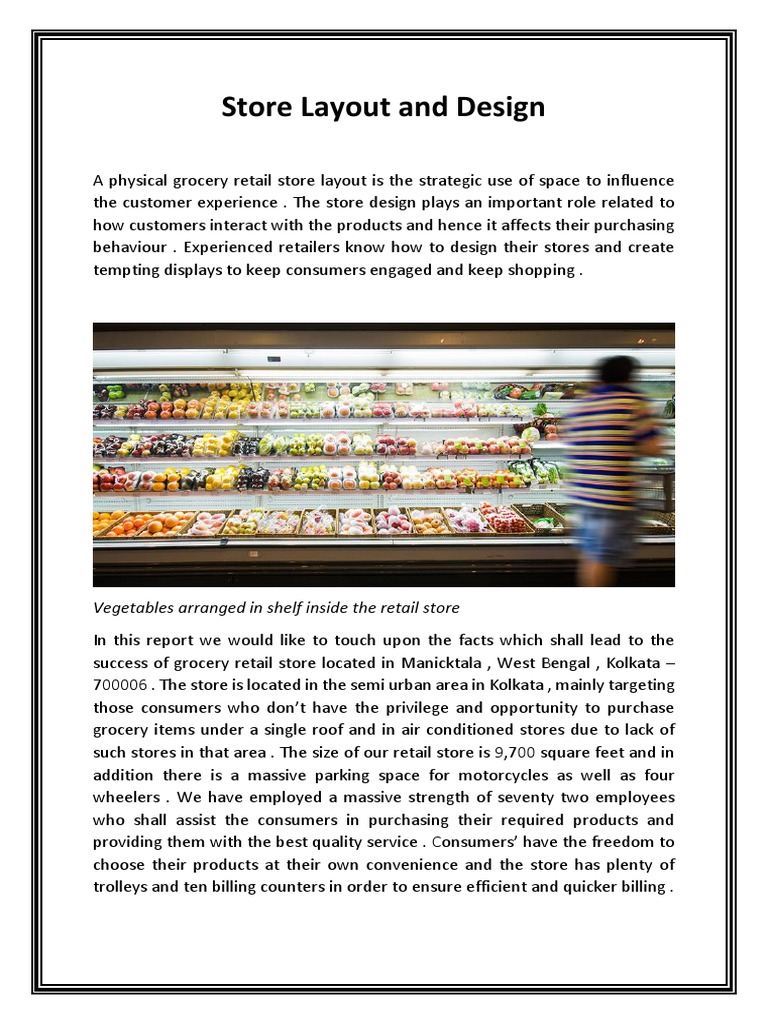 Store Layout and Design | PDF | Retail | Business Economics