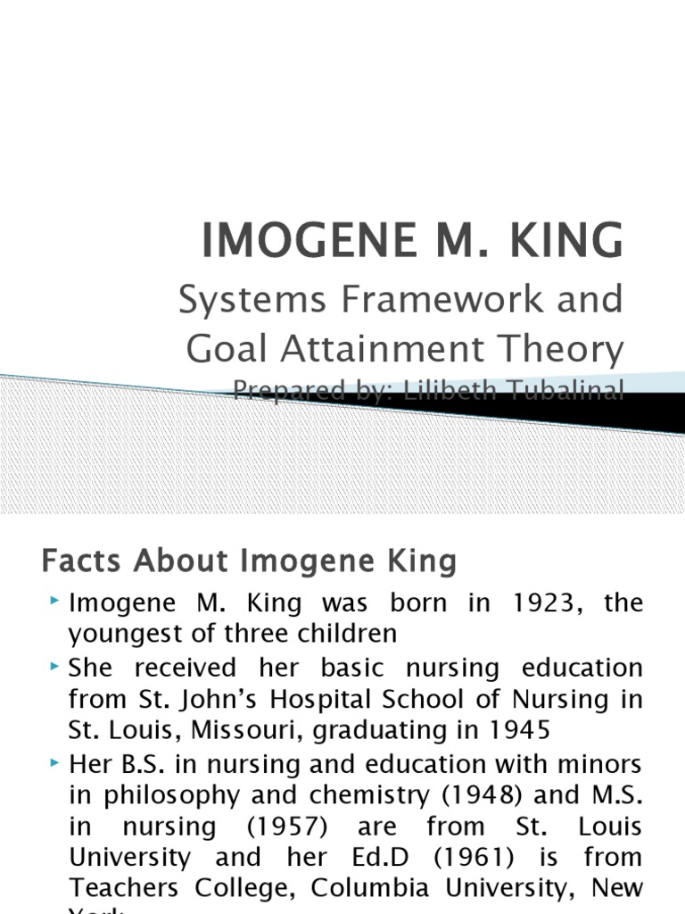 Imogene King | PDF | Nursing | System