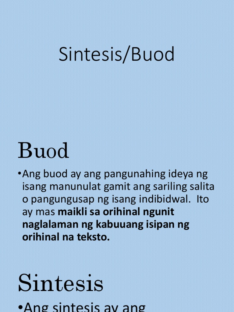 Sintesis | PDF