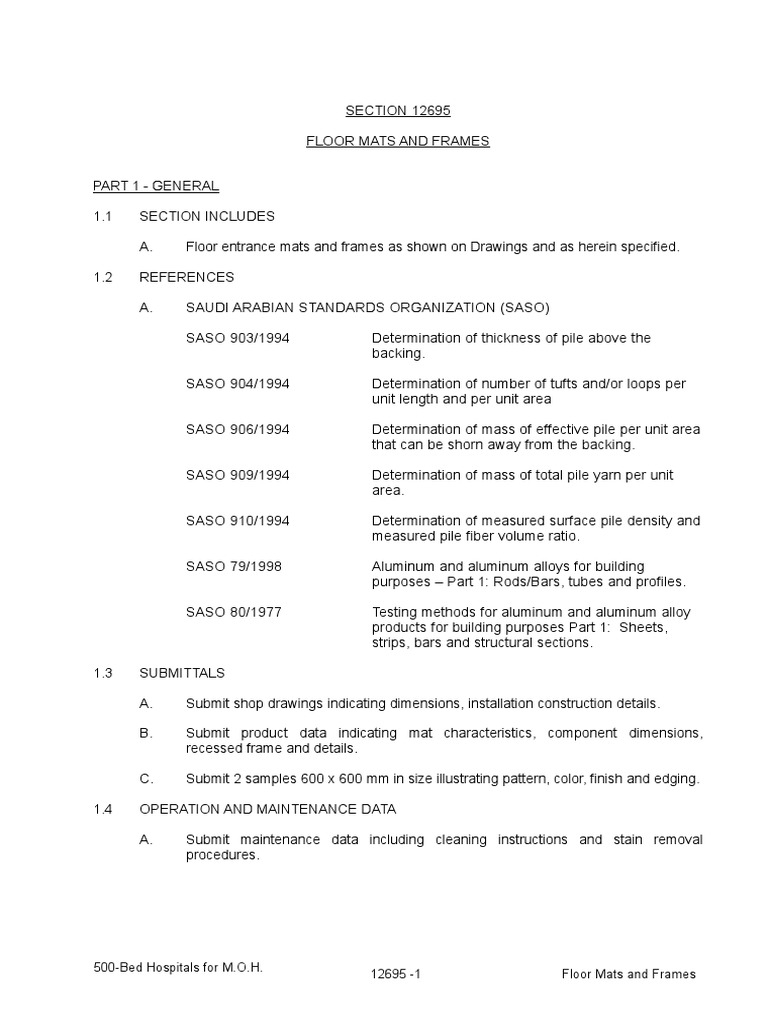 Floor Mats and Frames | PDF | Polyvinyl Chloride | Carpet