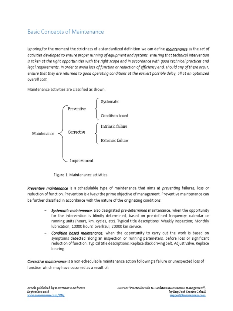 Basic Concepts | PDF | Reliability Engineering | Energy And Resource