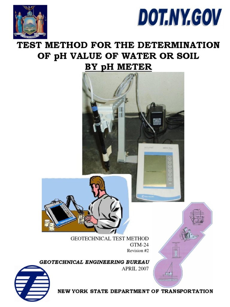 Test Method For The Determination of PH Value of Water or Soil by PH ...
