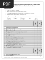 Piers-Harris Childrens Self Concept Scale | PDF