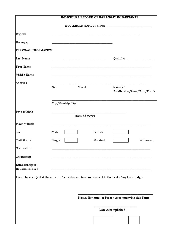 RBI Forms 1 | PDF | Social Institutions | Social Science