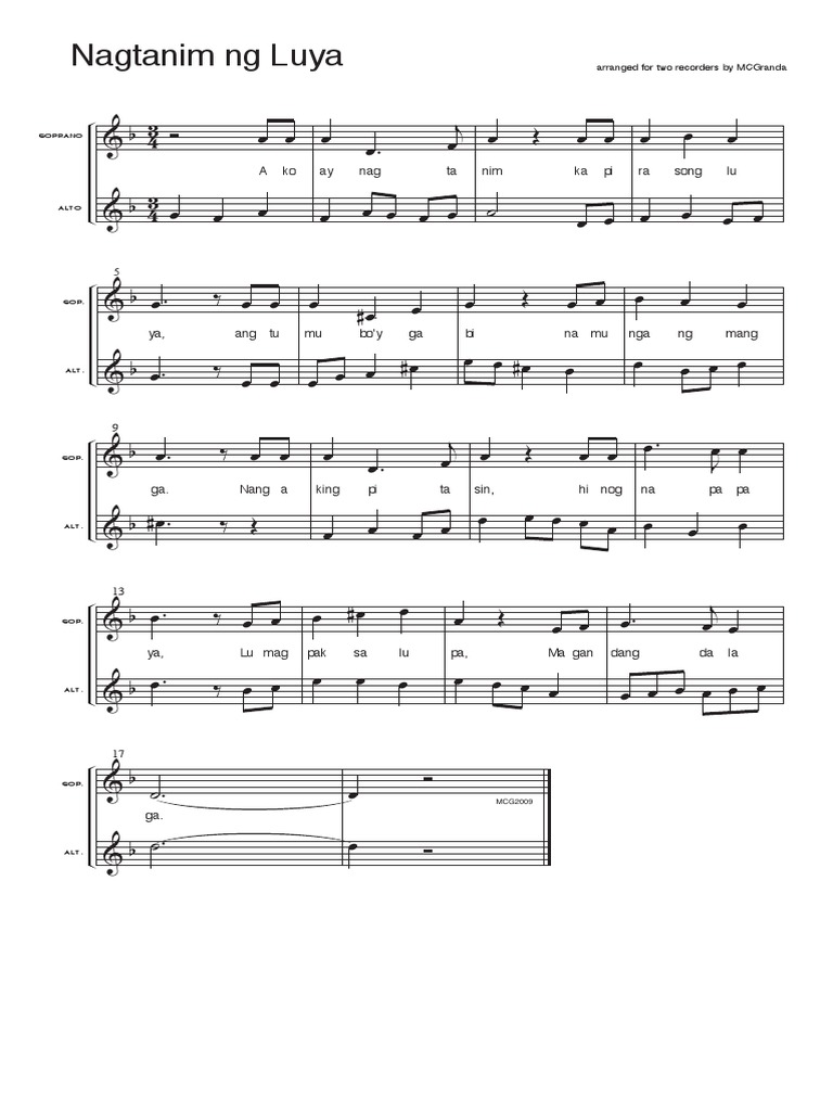 Nagtanim NG Luya | PDF